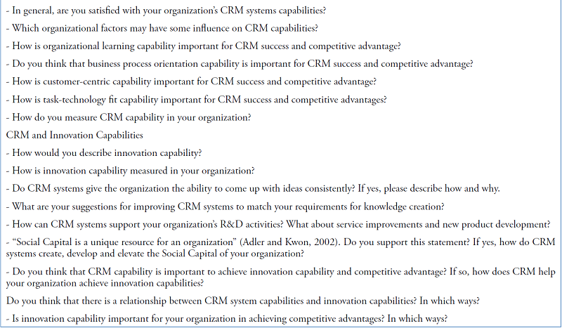 CRM System: the Role of Dynamic Capabilities in creating Innovation ...