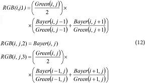 Quality Evaluation of Chromatic Interpolation Algorithms for Image ...