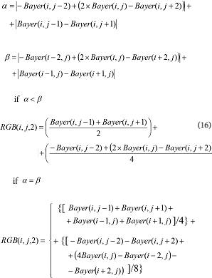 Quality Evaluation of Chromatic Interpolation Algorithms for Image ...