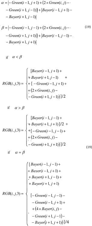 Quality Evaluation of Chromatic Interpolation Algorithms for Image ...