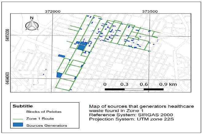 Mapping of healthcare waste generating sources through the use of GIS