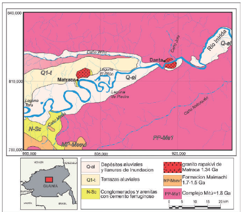 MAGMATISMO RAPAKIVI EN LA CUENCA MEDIA DEL RÍO INÍRIDA, DEPARTAMENTO DE ...