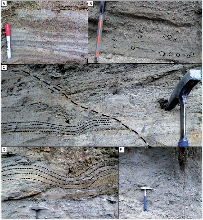 Estratigrafía del cráter y morfología del volcán Cerro Machín, Colombia