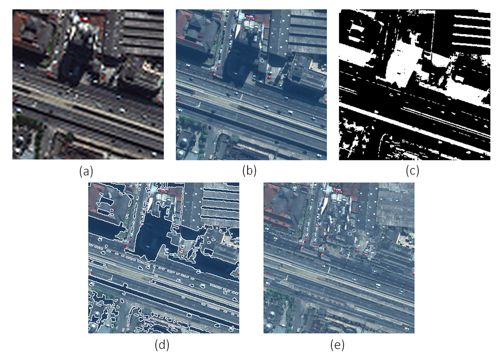 DESHADOWING OF HIGH SPATIAL RESOLUTION IMAGERY APPLIED TO URBAN AREA ...