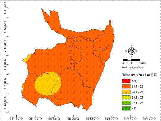 Classificação climática da microrregião de Recife – PE