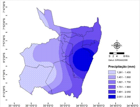 Classificação climática da microrregião de Recife – PE