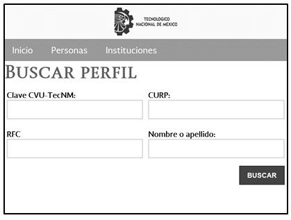 Búsqueda de Perfiles en CVU-TecNM con Diseño Orientado al Usuario