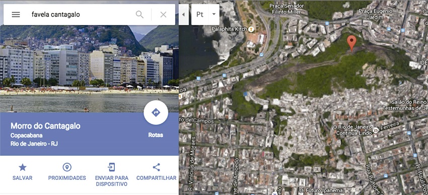 Histórico da representação das favelas cariocas em mapas