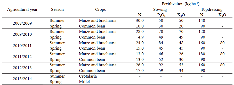 Maize cropping systems and response of common bean in succession subjected to nitrogen fertilization