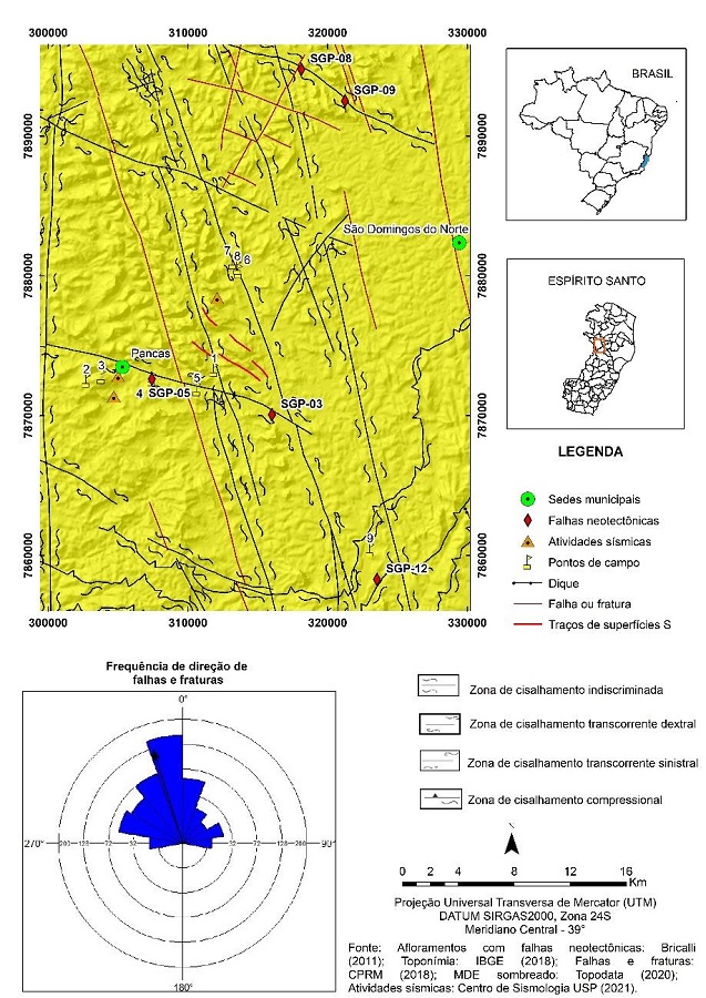 Padrões de Lineamentos e Controle Estrutural, Tectônico e Neotectônico ...