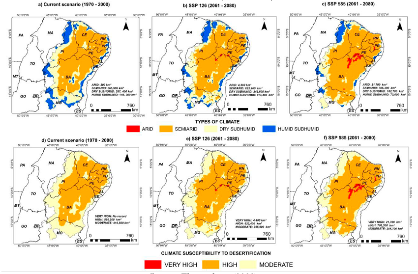 Mapping of aridity and its connections with climate classes and climate ...