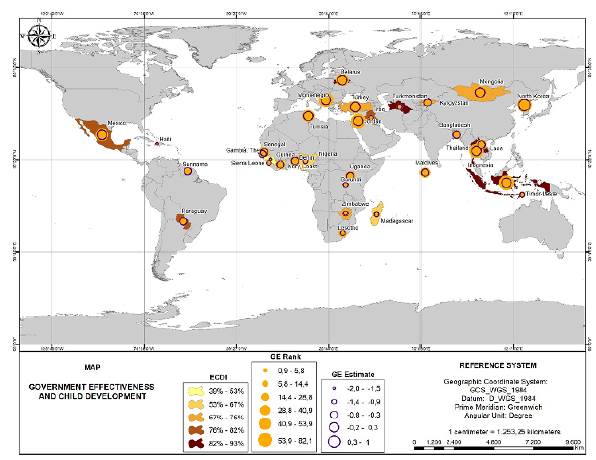 Government effectiveness and child development in low-middle income ...