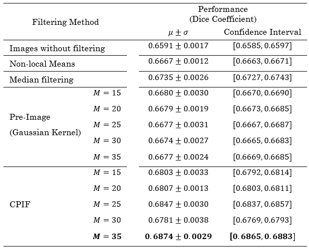 Enhancement of nerve structure segmentation by a correntropy-based pre ...