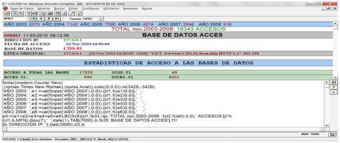 Winisis multiformato de Unesco para el tratamiento de datos e ...