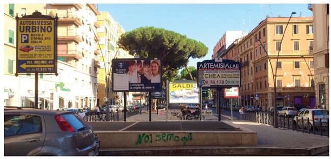 A RELAÇÃO ENTRE ANÚNCIOS COMERCIAIS E A PAISAGEM URBANA DE ROMA