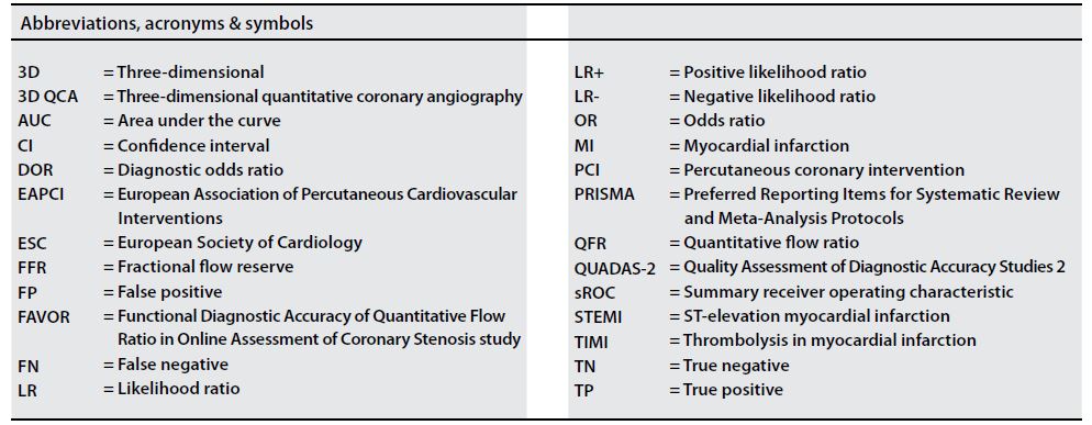 Diagnostic Performance of QFR for the Evaluation of Intermediate ...