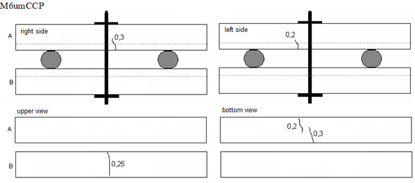 Durability analysis of reinforced concrete with loading induced cracks