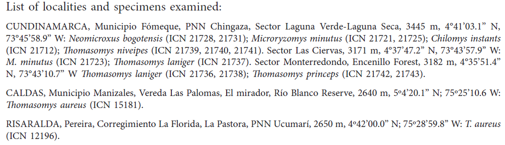 BACULAR MORPHOLOGY OF SEVEN SPECIES OF HIGH ANDEAN RODENTS FROM ...