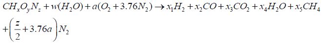 Development of a Chemical Equilibrium Model of the Downdraft Fixed Bed ...