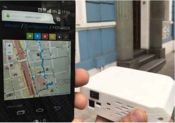 Light Duty Tracking and Sensing System Using the Adafruit web*