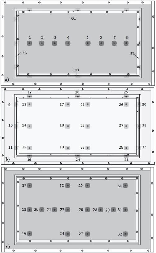 Effects of joints and their waterstops on pressures spread over a slab ...