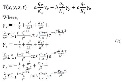 Thermal conductivities estimation in orthotropic materials making use ...