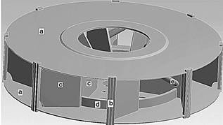 Structural component fatigue analysis of a hydrogenerator rotor