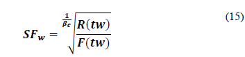 Stress-strength Weibull analysis with different shape parameter β and ...