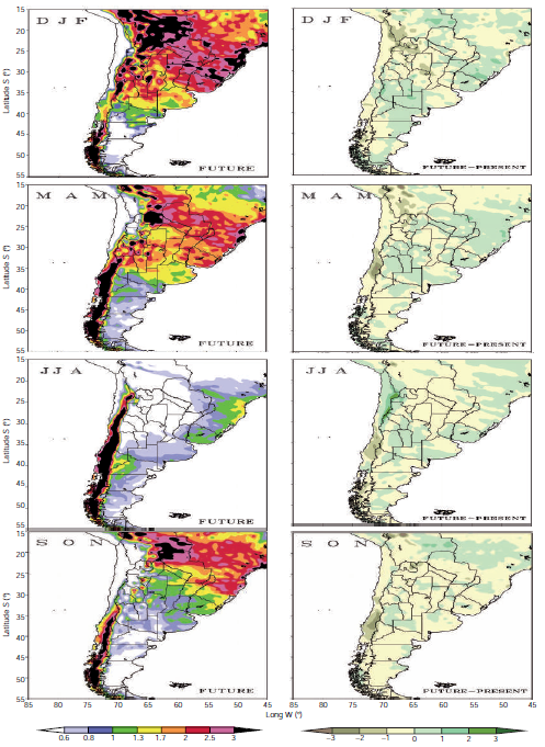 Regional climate change scenarios over southern South America for ...