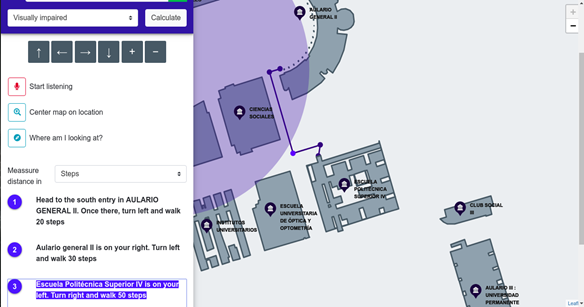 Using SVG to develop web maps for people with visual disabilities