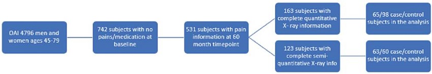General Linear Models for Pain Prediction in Knee Osteoarthritis: Data ...