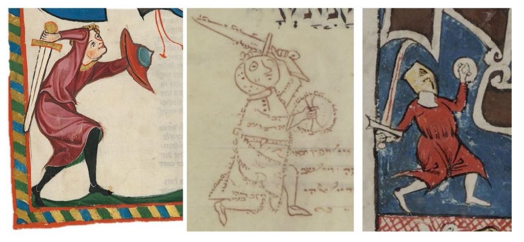 Sword and Buckler in Masorah Figurata: Traces of Early Illuminated ...