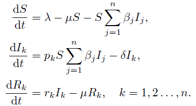 Global dynamics for a class of reaction–diffusion multigroup SIR ...