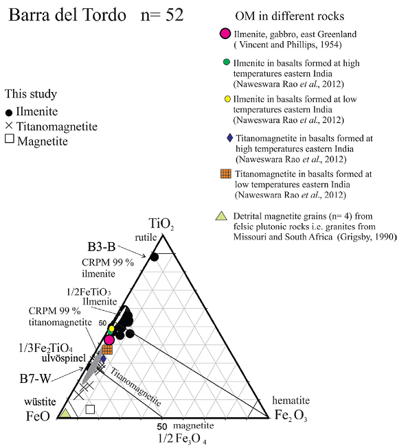 Provenance of opaque minerals in coastal sands, western Gulf of Mexico, Mexico